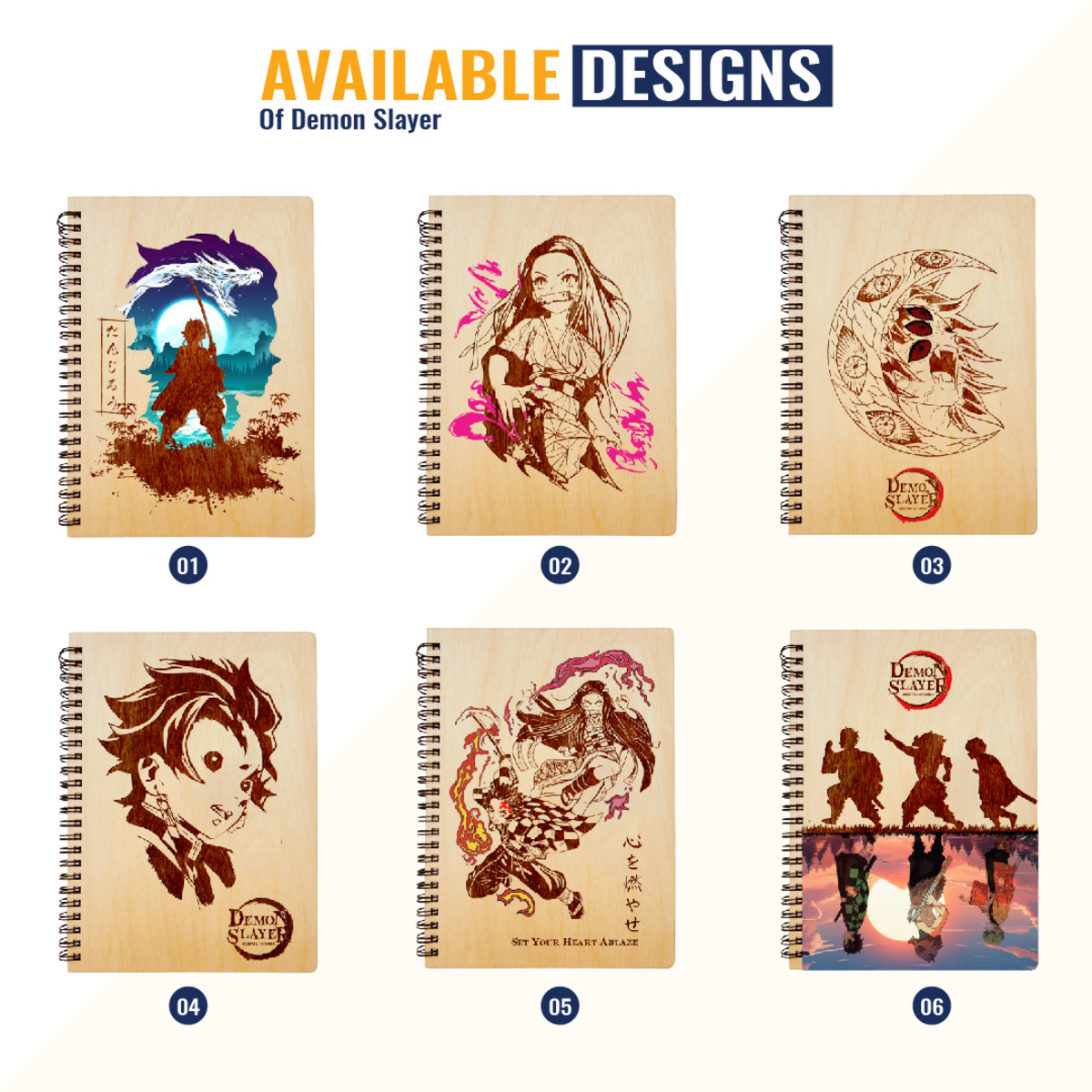 Personalized Gifts :: Shop By Product :: Notebooks :: Tanjiro kamado ...