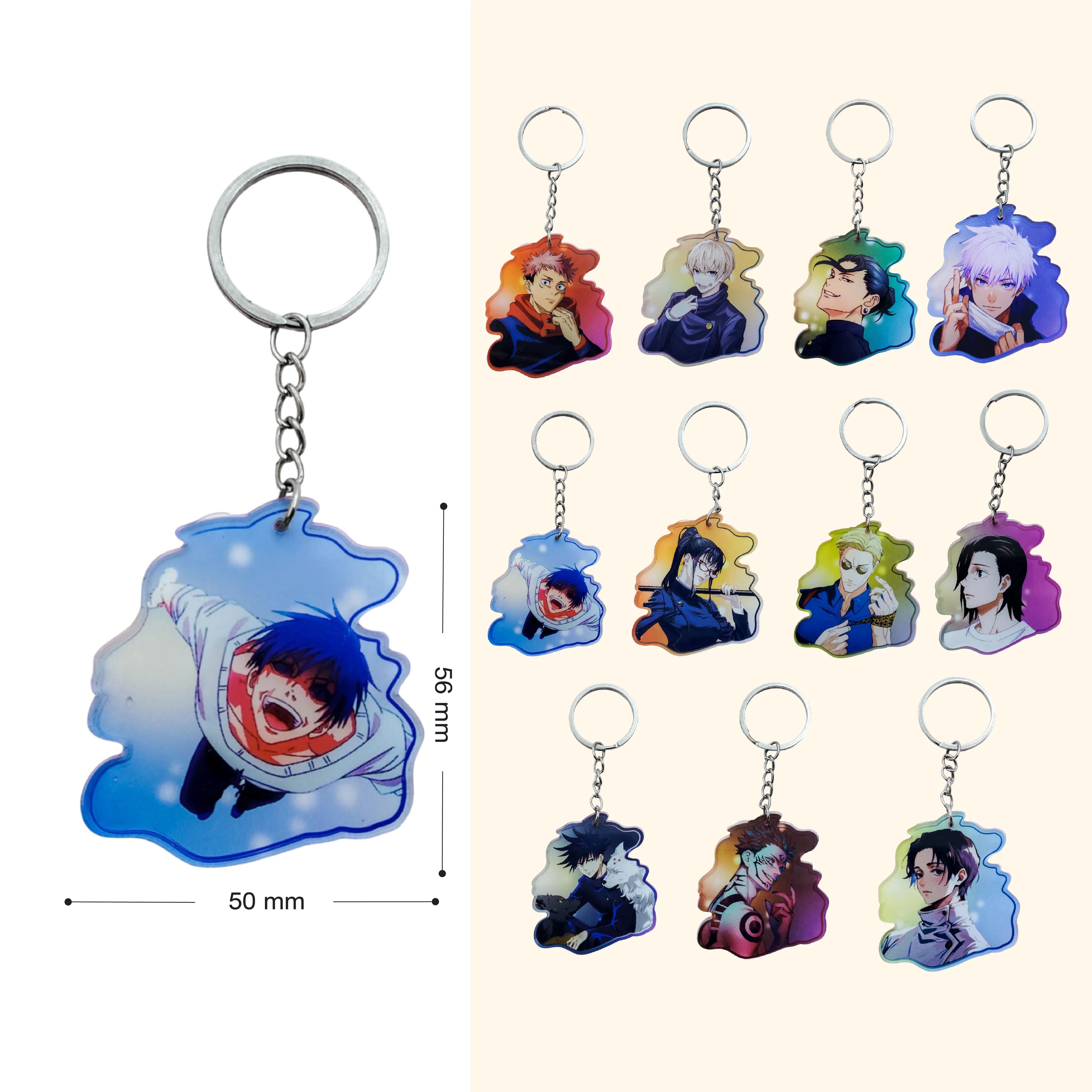 Personalized Gifts :: Shop By Product :: Keyring :: Toji Fushiguro ...