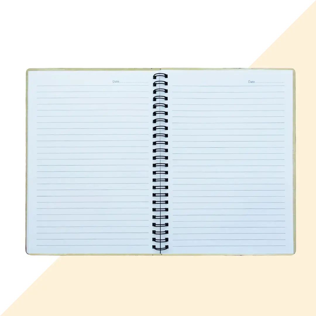 Personalized Nepali Heritage Wooden Notebook with Intricate Engravings ...