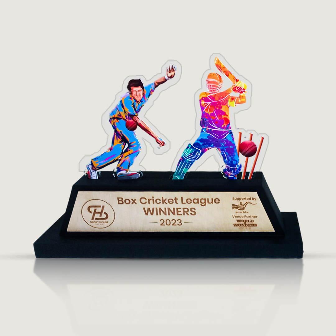 Cricket League Winner Trophy – Customizable Cricket Trophy – Masta Kala
