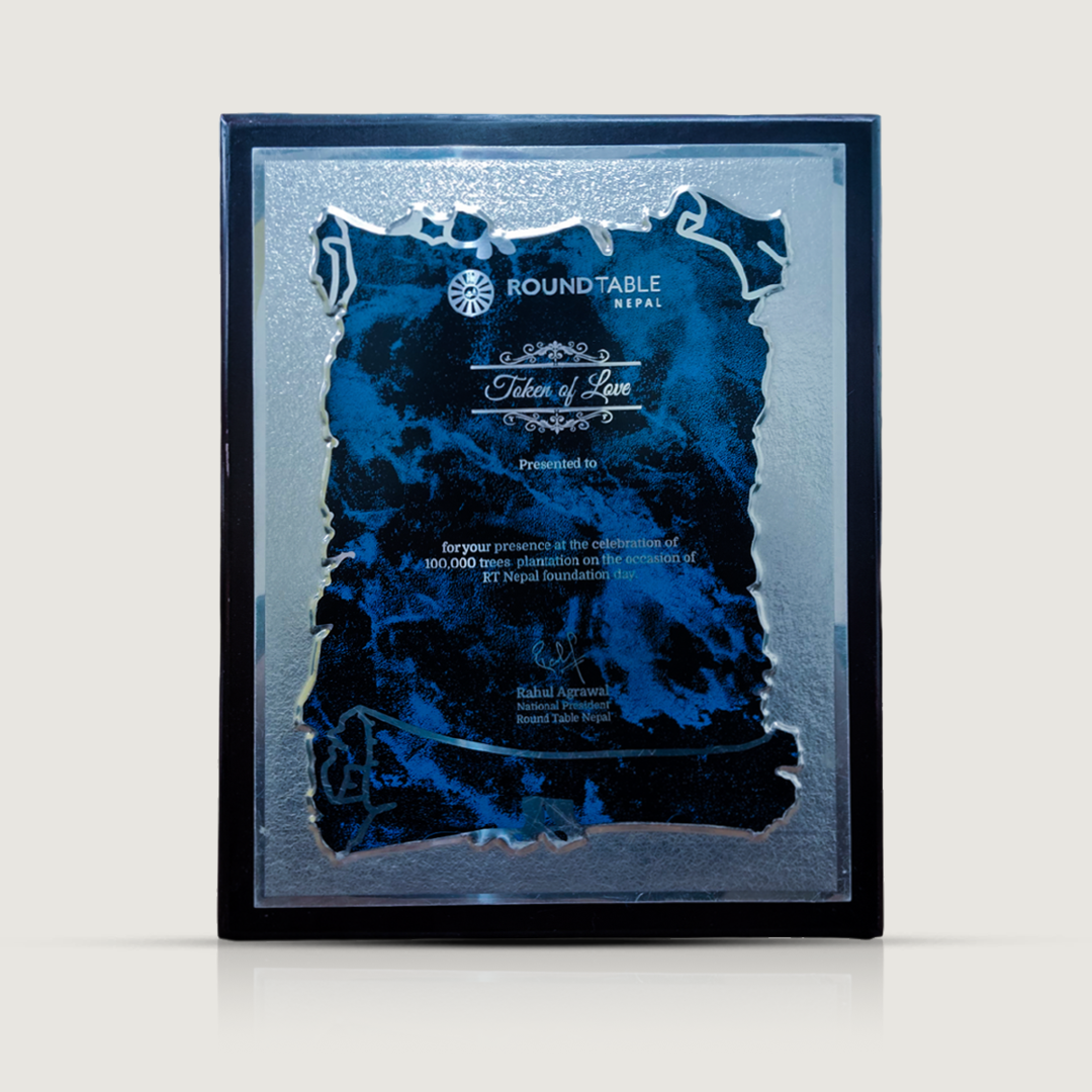 Token of Love Frame with Silver Metallic – Elegant Gift – Masta Kala