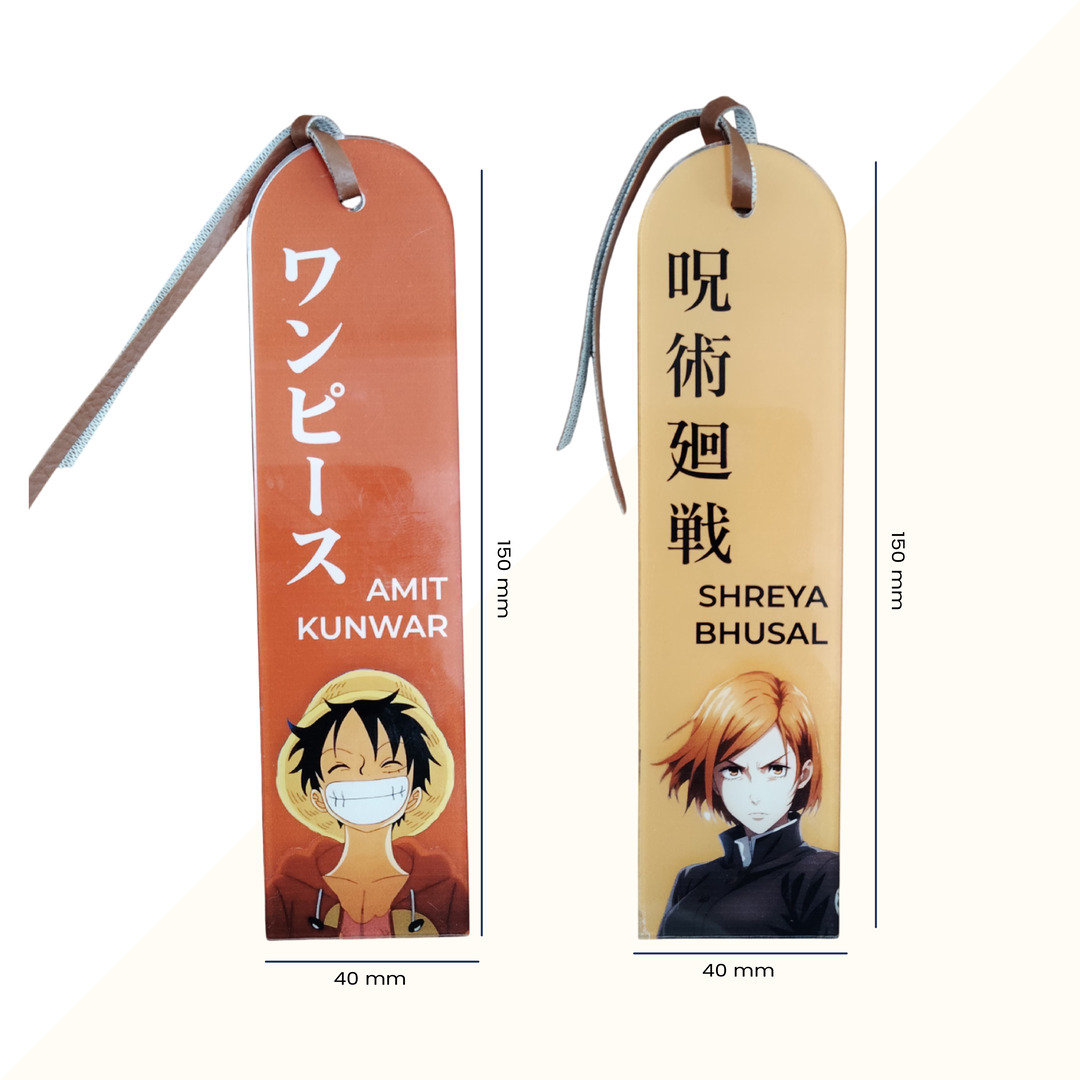 Monkey D. Luffy Wooden Notebook Gift Set – Bookmark, Keyring & More for ...