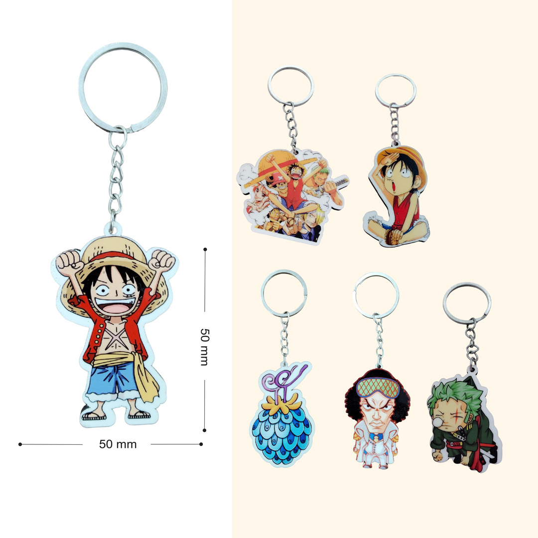 Monkey D. Luffy Anime Gift Set – Bookmark, Keyring & Notebook for One ...