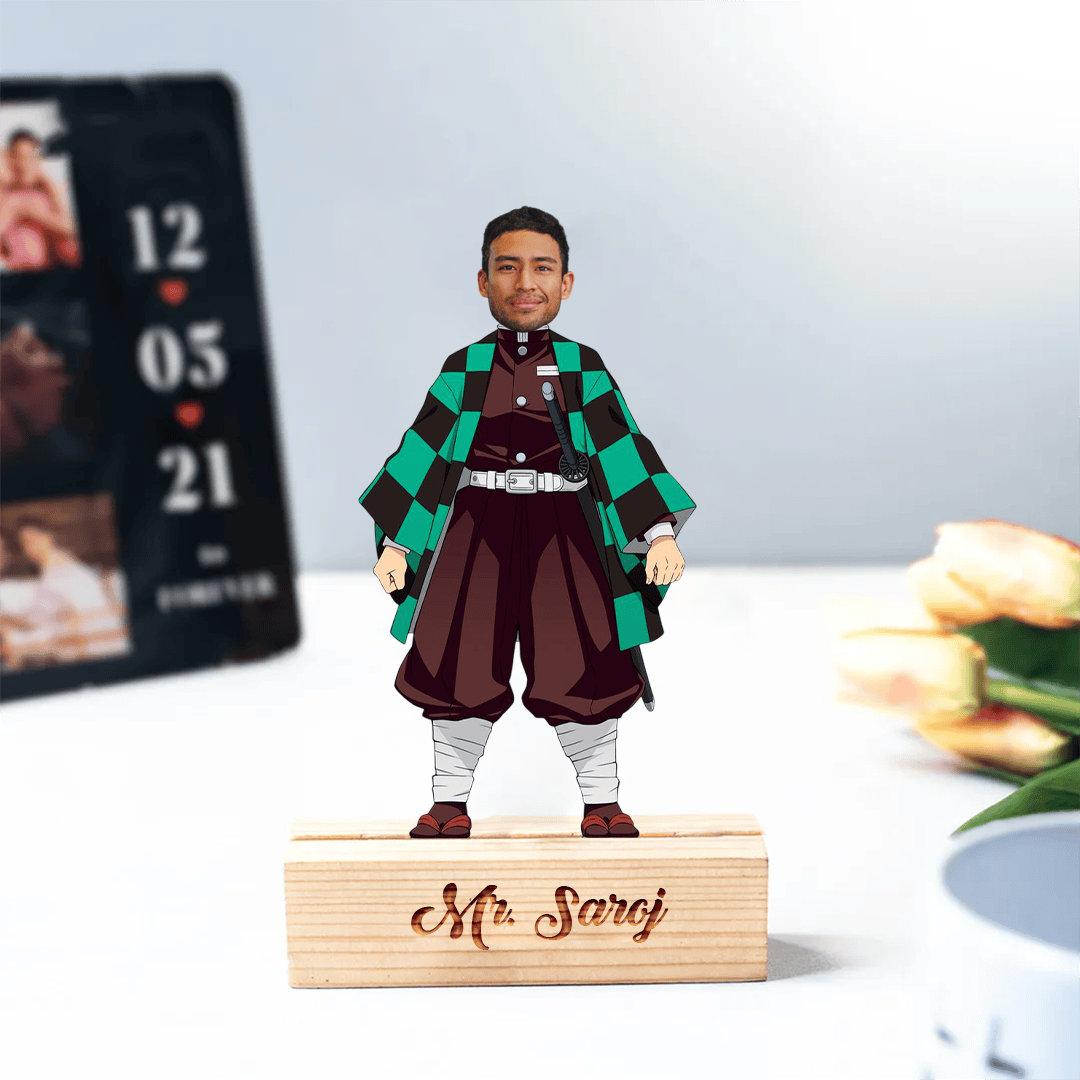 Personalized Gifts :: Shop By Theme :: Anime :: Tanjiro Caricature with ...